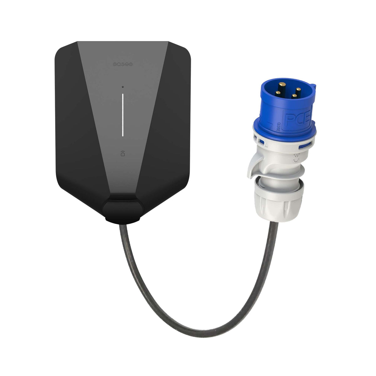 Easee Charge UP ladeboks (22 kW) + tilførselskabel og industriplugg ...